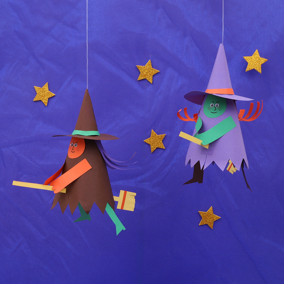 Frightening Flying Witch - Clever Patch | CleverPatch - Art & Craft ...