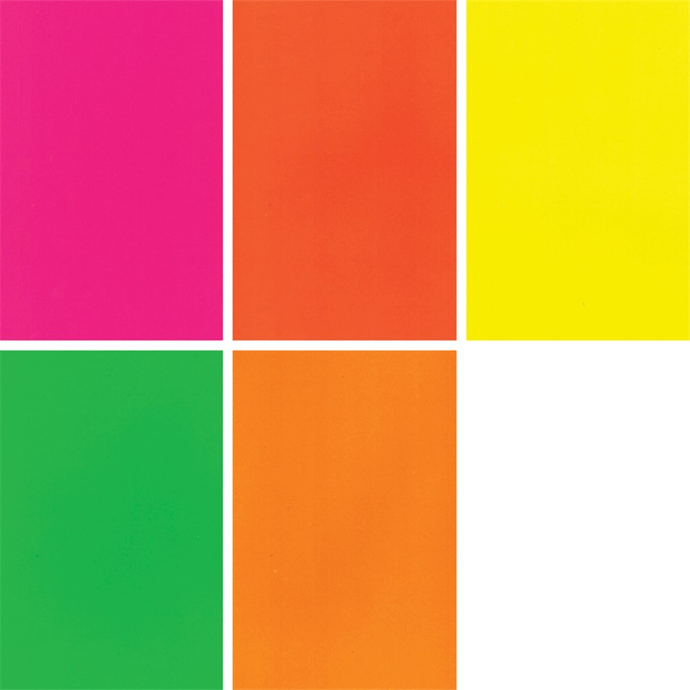 BRENEX Fluorescent Paper Squares - 12.7cm - Pack of 100 | Paper Circles ...