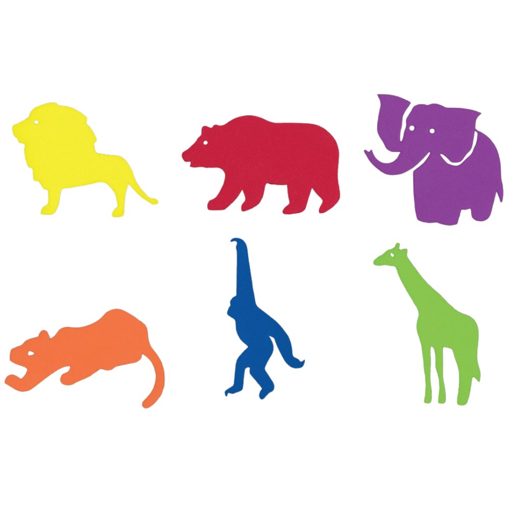 Wild Animals Giant Stampers - Pack of 6 | Sponges & Stampers ...