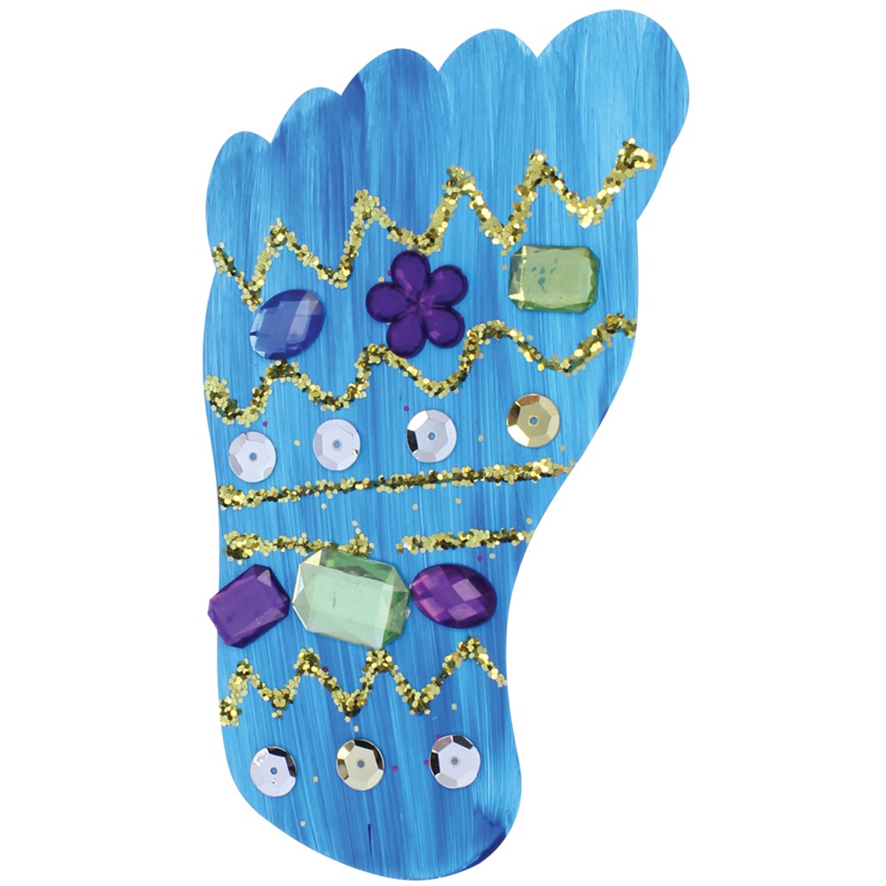 Cardboard Feet - White - Pack of 20 | Paper Activities | CleverPatch ...