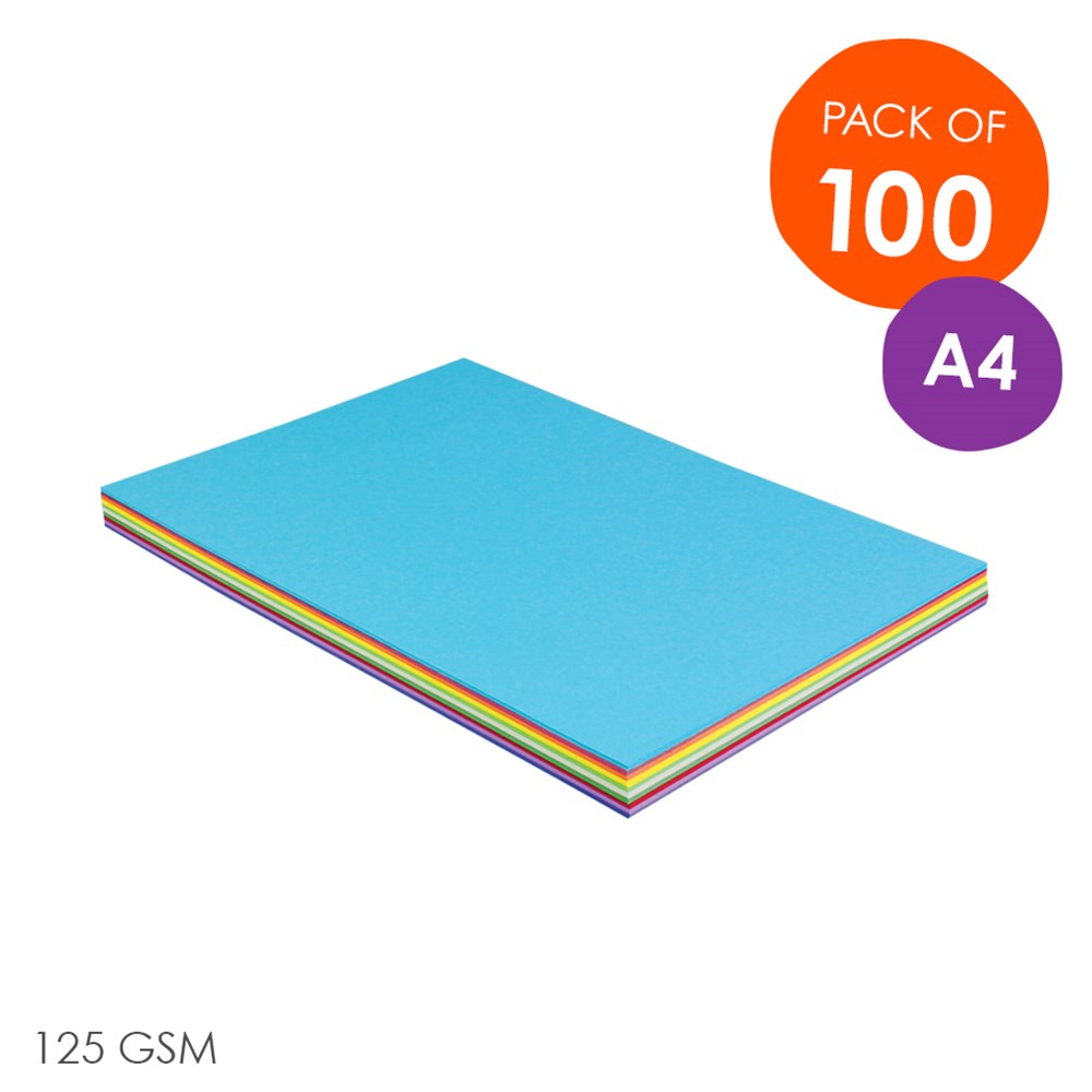 Quill Cover Paper Assorted A4 - Pack of 100 | Cover Paper | CleverPatch ...