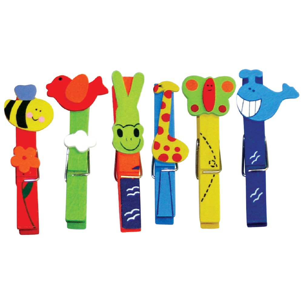 Art Pegs - Pack of 24 | Pegs | CleverPatch - Art & Craft Supplies