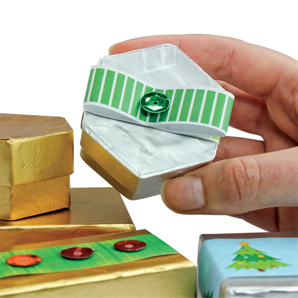 Metallic Boxes - Pack of 12 | Bags, Baskets & Gift Boxes | CleverPatch ...