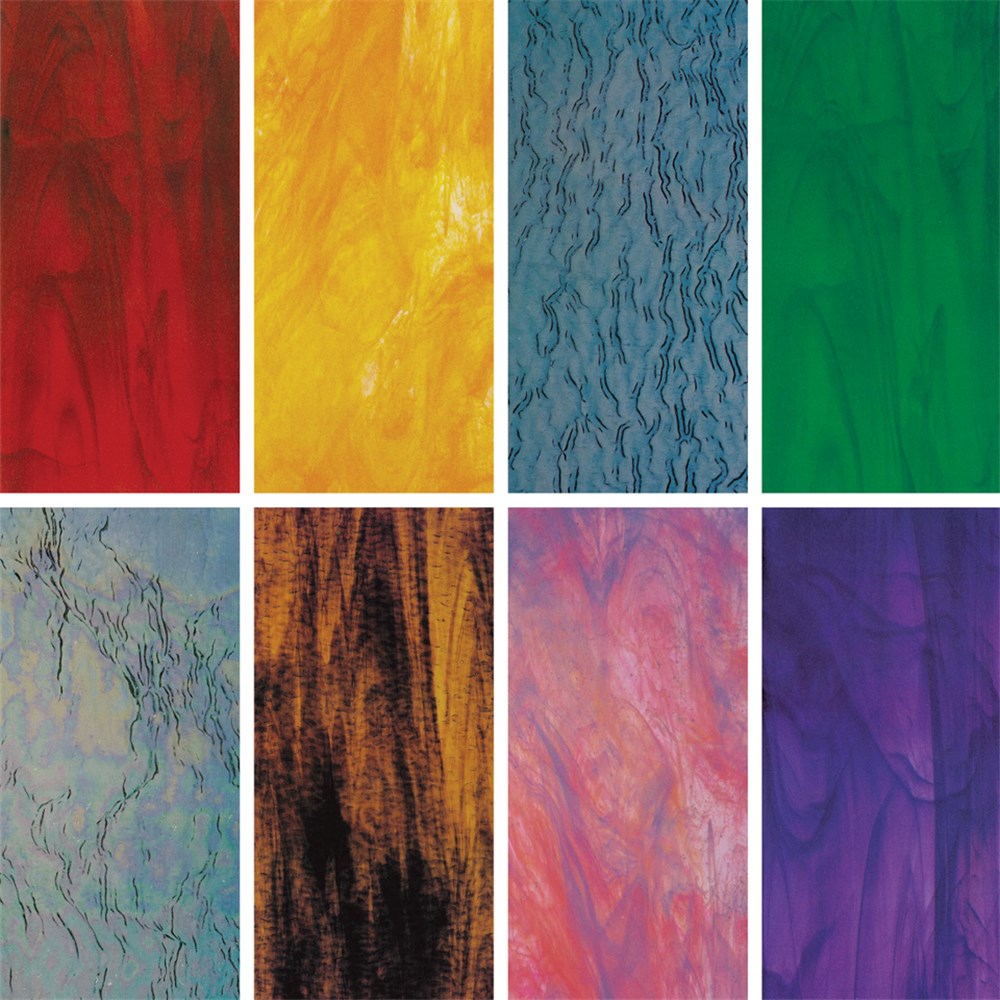 Stained Glass Craft Paper - Pack of 24 | Specialty Papers | CleverPatch ...