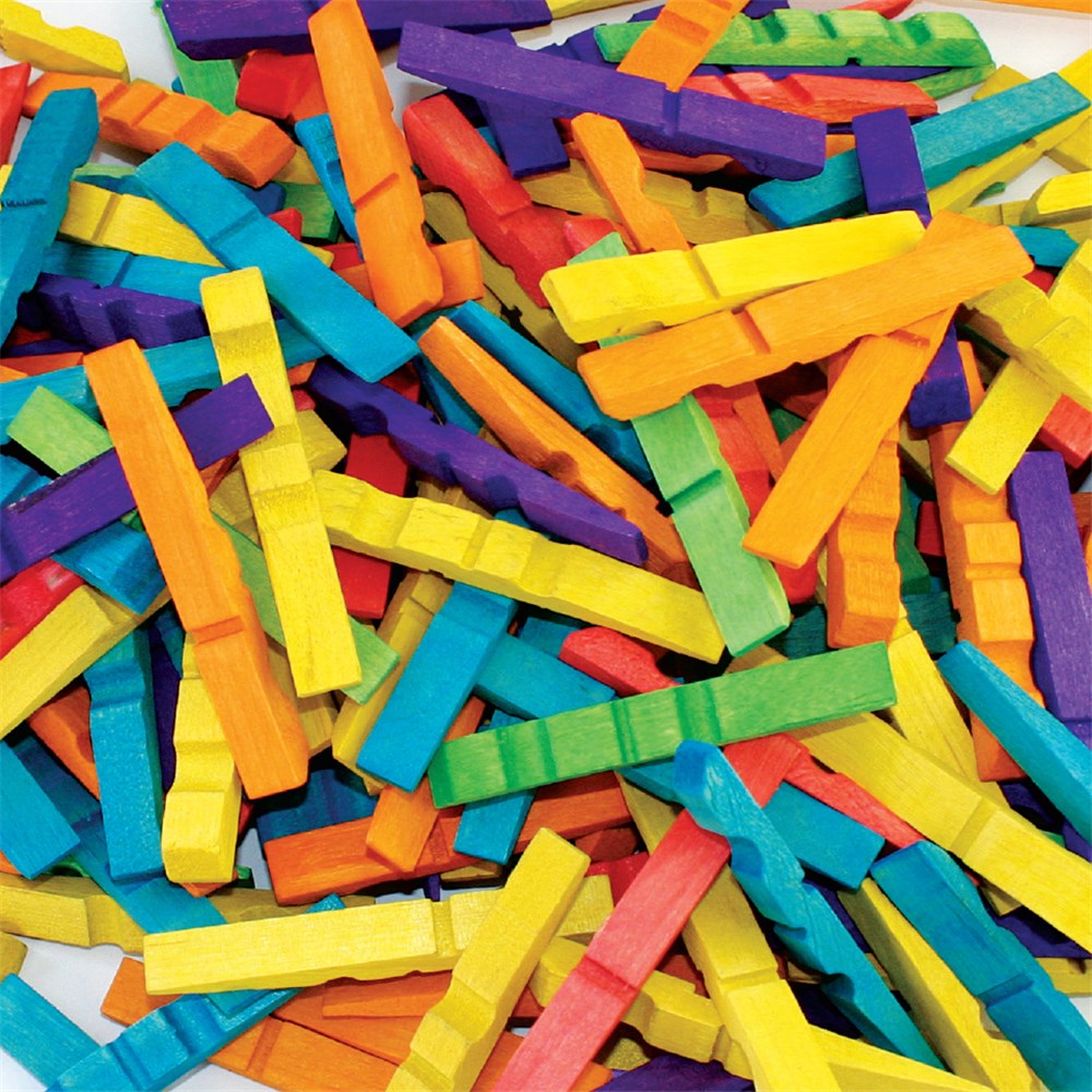 Half Peg Segments - Coloured - Pack of 200 | Pegs | CleverPatch - Art ...