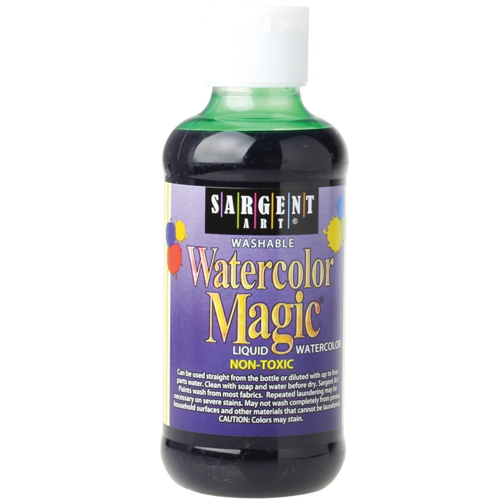 Watercolor Magic Liquid Watercolour - Green - 225ml - Watercolour Paint ...