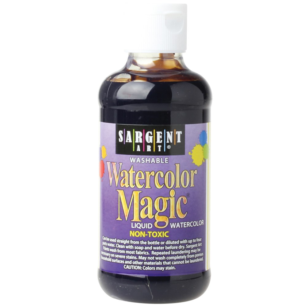 Watercolor Magic Liquid Watercolour - Brown - 225ml - Watercolour Paint ...