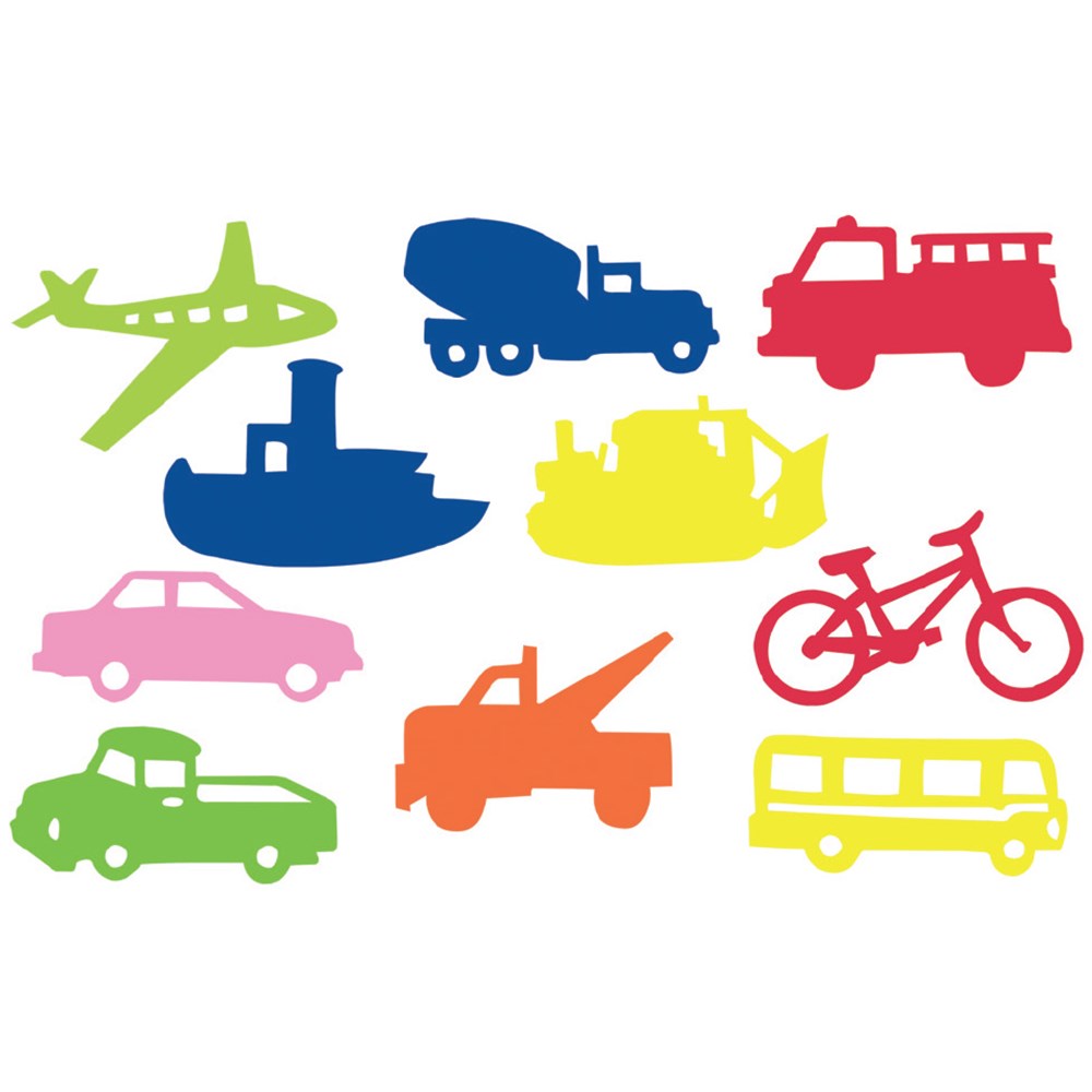 Transportation Giant Stampers - Set 1 - Pack of 10 | Sponges & Stampers ...
