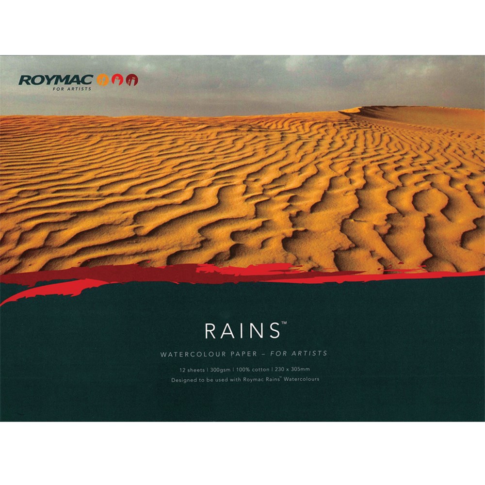 ROYMAC Watercolour Paper - Pack of 12 | Watercolour & Colour Diffusing ...