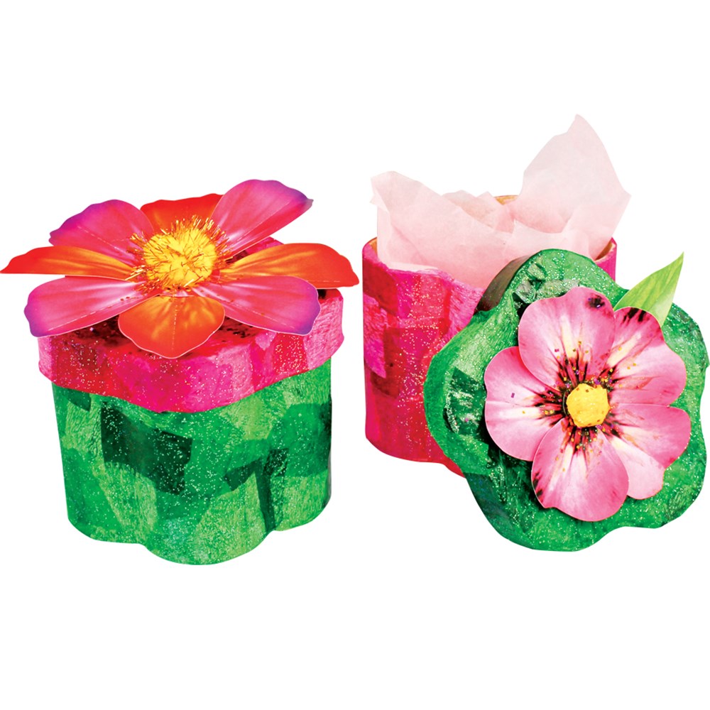 Papier Mache Box - Flower | Papier Mache | CleverPatch - Art & Craft ...
