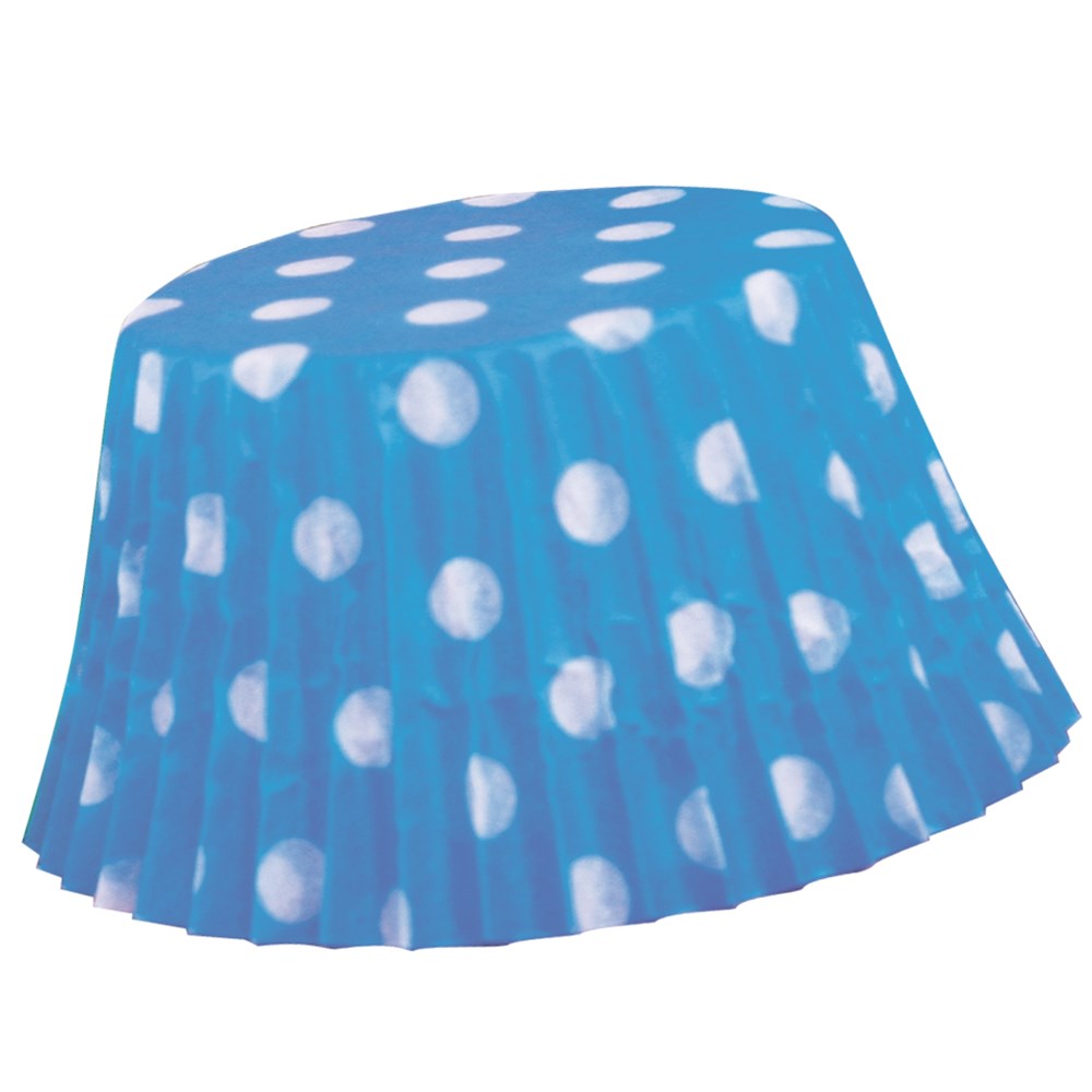 Polka Dot Patty Pans - Blue - Pack of 20 - Patty Pans | CleverPatch ...