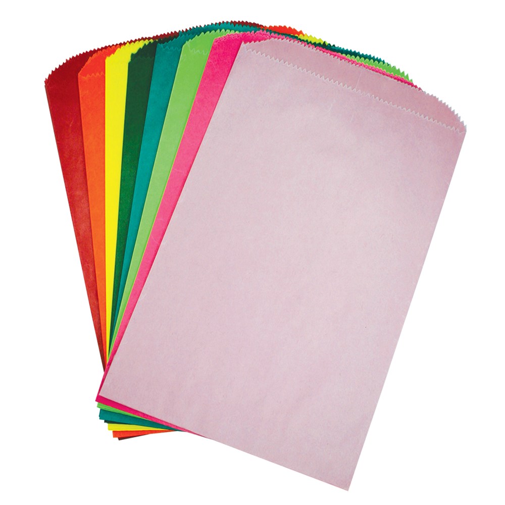 Pinch Bottom Paper Bags - Coloured - Pack of 28 | Bags, Baskets & Gift ...