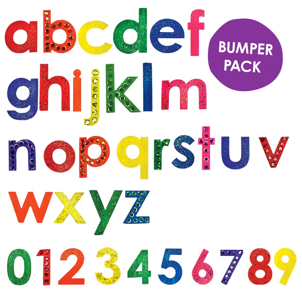 Wooden Alphabet & Numbers - Pack of 36 | Wooden Shapes | CleverPatch ...