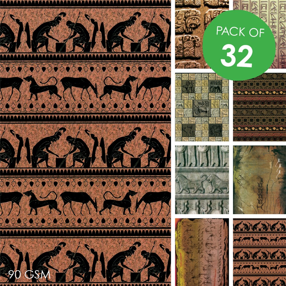 Ancient Craft Paper - Pack of 32 | Specialty Papers | CleverPatch - Art ...