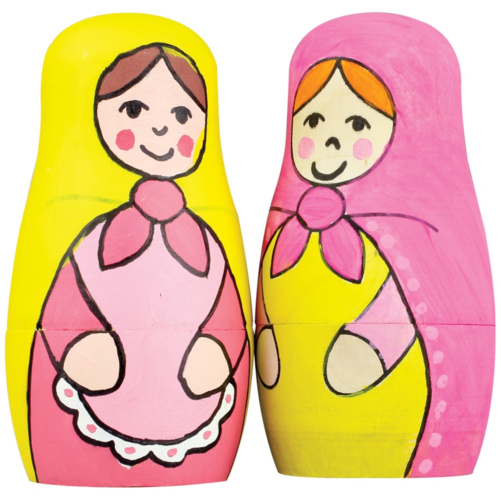 Wooden Babushka | Wood Craft | CleverPatch - Art & Craft Supplies