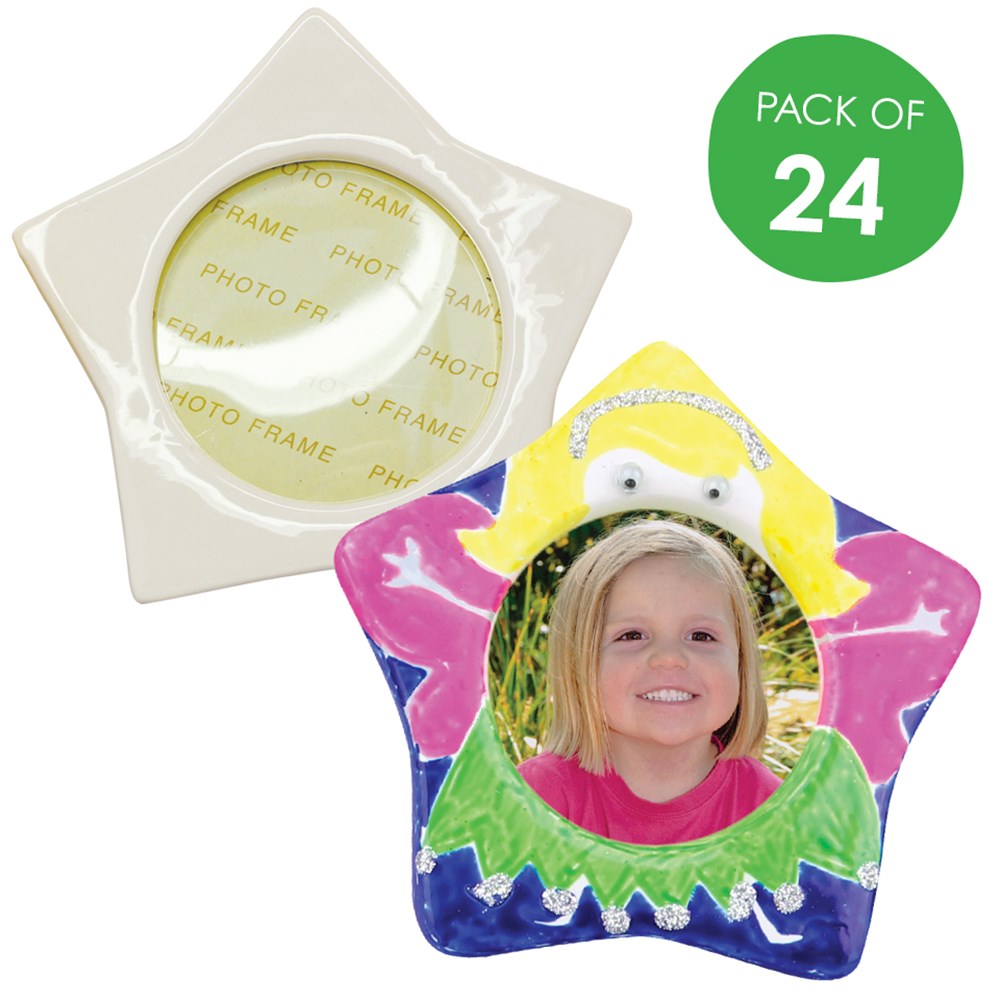 Porcelain Star Frame - Pack of 24 | Activity & Bumper Packs ...