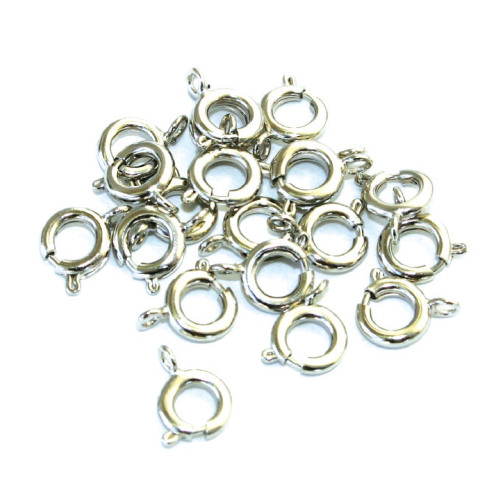 Bolt Rings - Silver - Pack of 16 | Beads & Jewellery Making ...