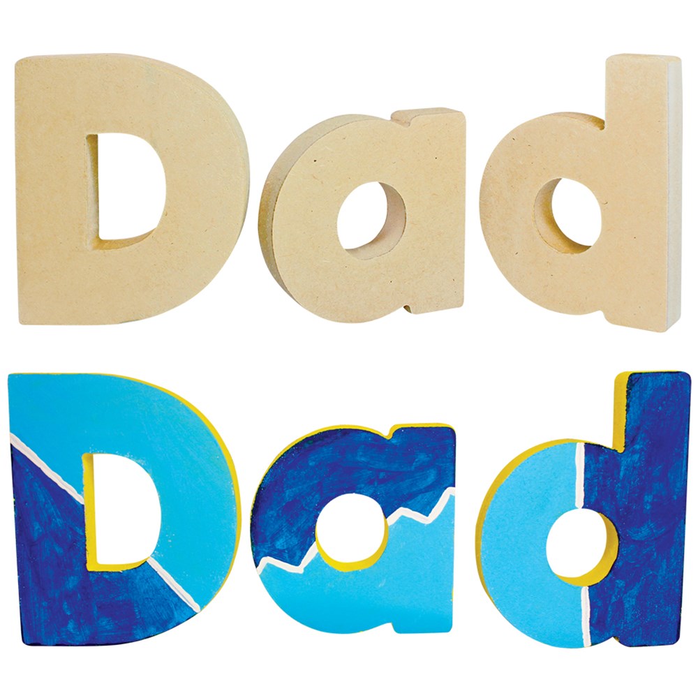 Stand Up Wooden Dad | Wooden Craft | CleverPatch - Art & Craft Supplies