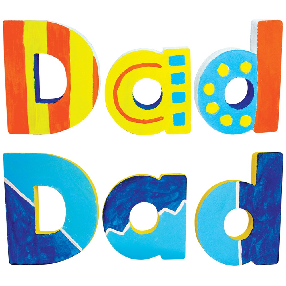 Stand Up Wooden Dad | Wooden Craft | CleverPatch - Art & Craft Supplies