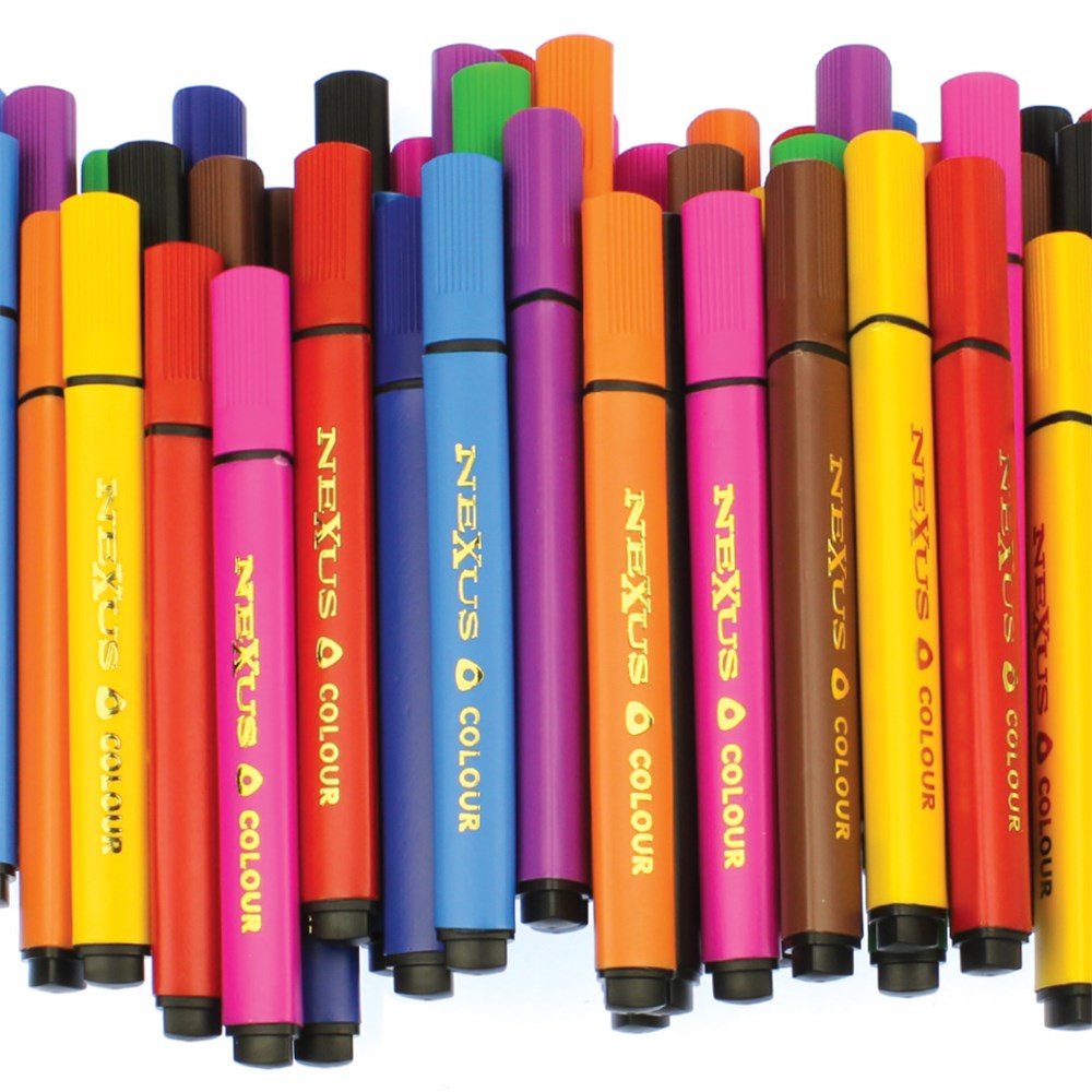 NEXUS Triangular Colour Markers - Pack of 100 | Markers | CleverPatch ...