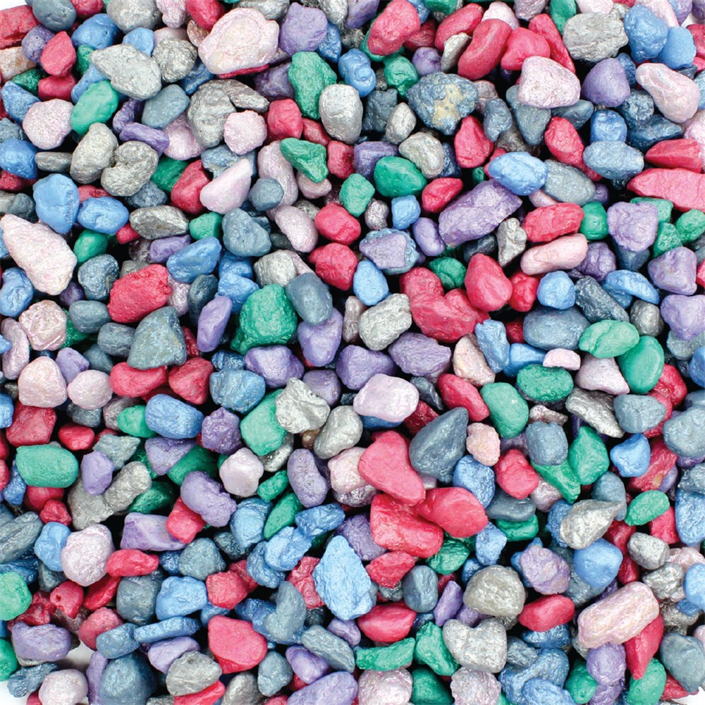 Small Pebbles - Rainbow - 500g Tub | Mosaics | CleverPatch - Art ...