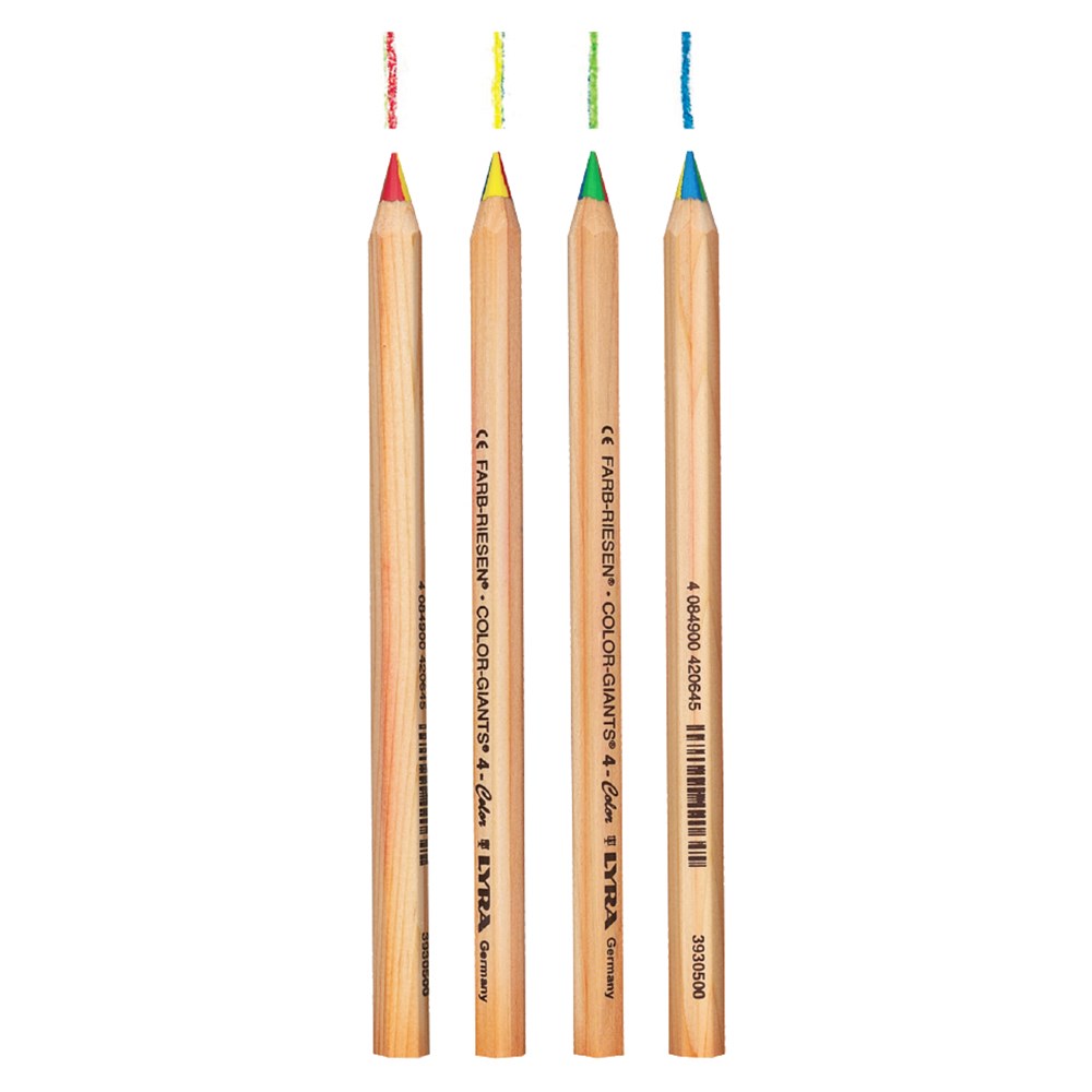 Lyra Color-Giants 4-Colour Pencils - Pack of 36 | Pencils | CleverPatch ...