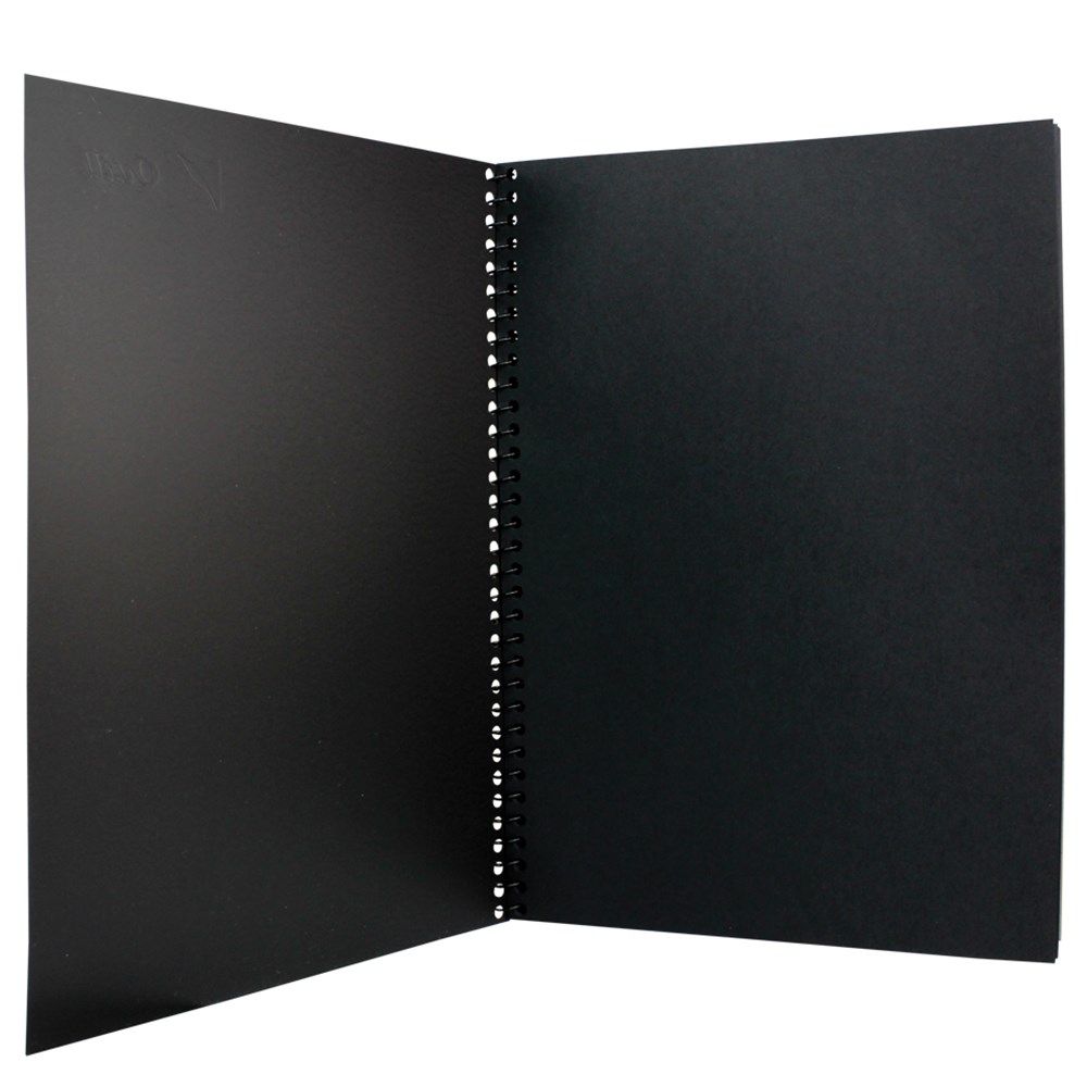 Visual Art Diary - Black - A4 | Art Diaries & Scrapbooks | CleverPatch ...