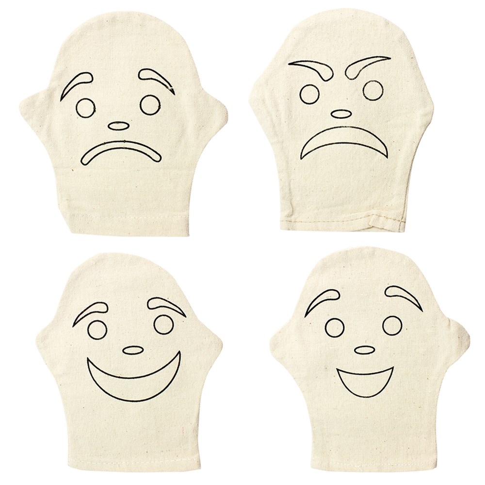 Facial Expression Hand Puppets - Pack of 4 | Sewing & Textiles ...