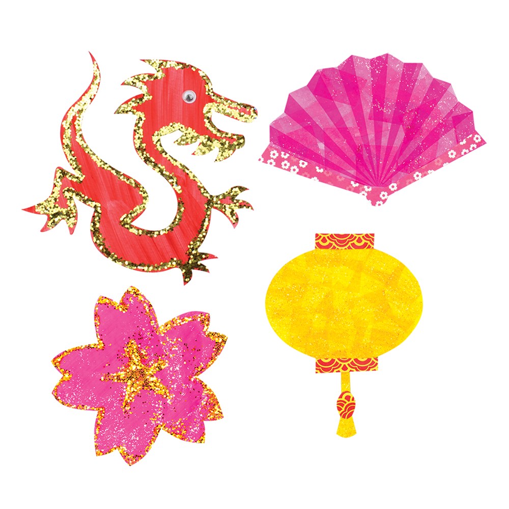 Cardboard Asian Shapes - White - Pack of 20 | Paper Activities ...