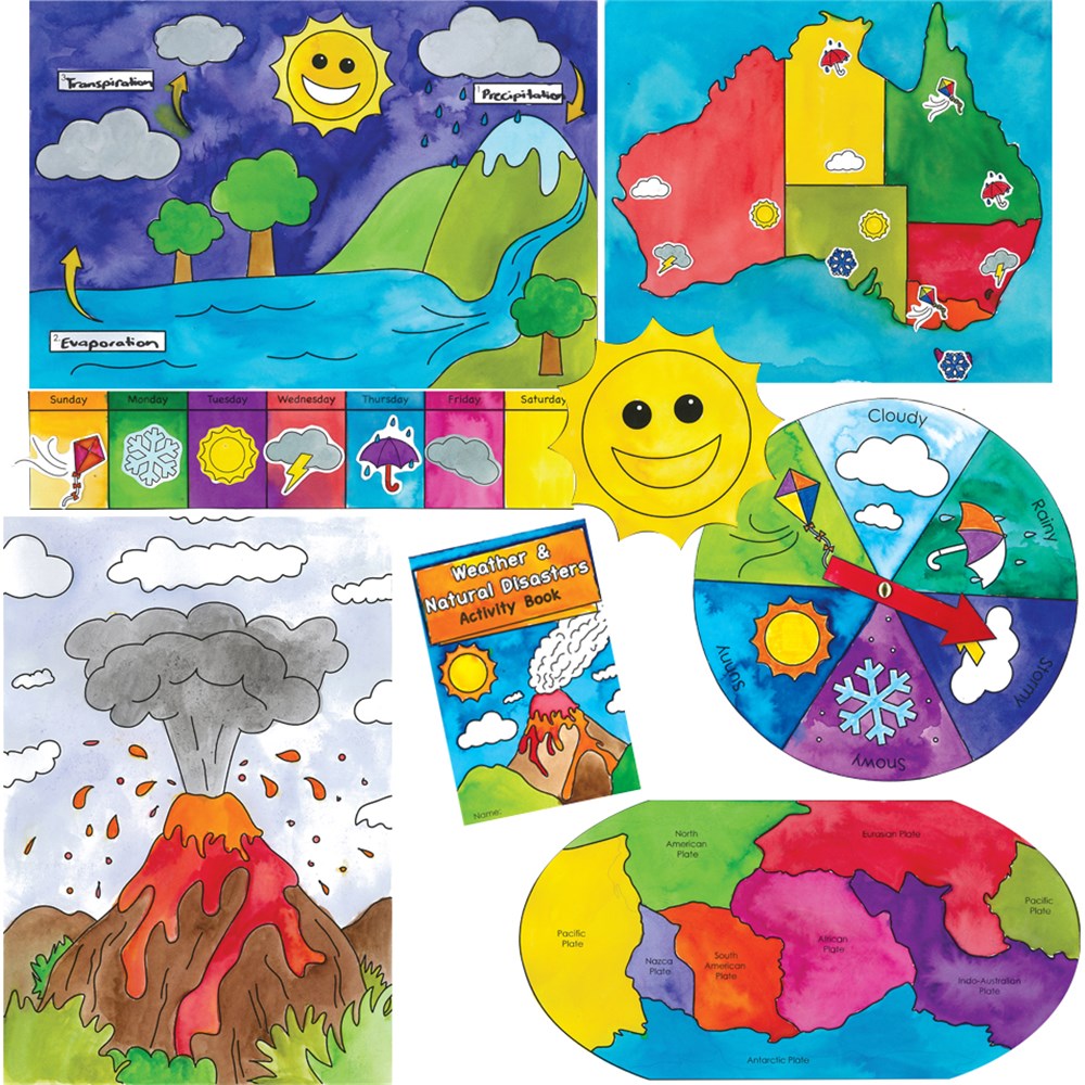 All About Weather & Natural Disasters Blackline Masters - Pack of 10 ...