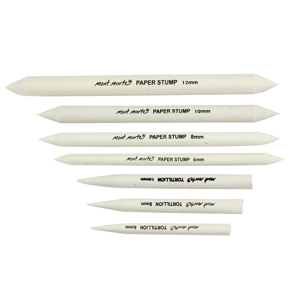 Mont Marte Paper Stumps - Pack of 7 | Oil Pastels & Charcoal ...