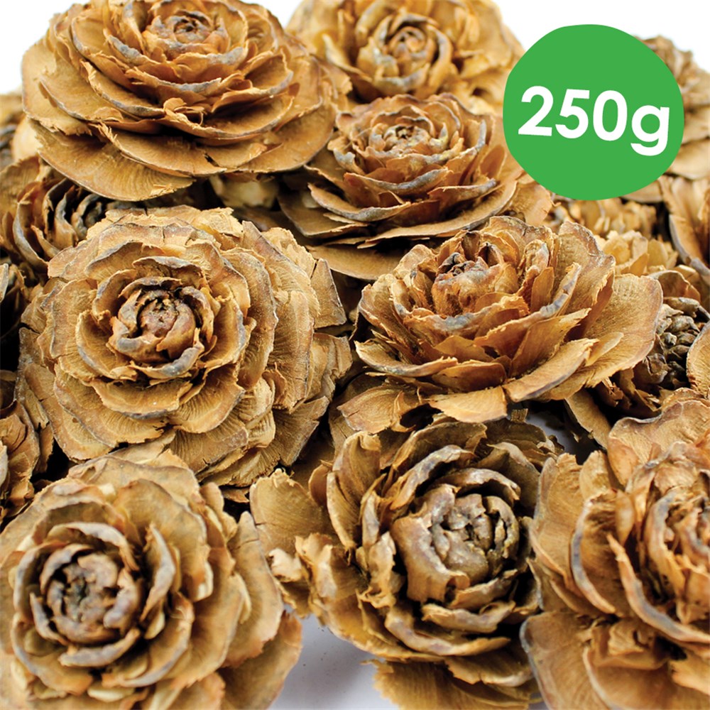 Cedar Roses - 250g Pack | Botanicals | CleverPatch - Art & Craft Supplies
