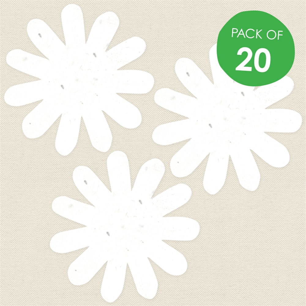 Seeded Paper Flower - Pack of 20 | Paper | CleverPatch - Art & Craft ...