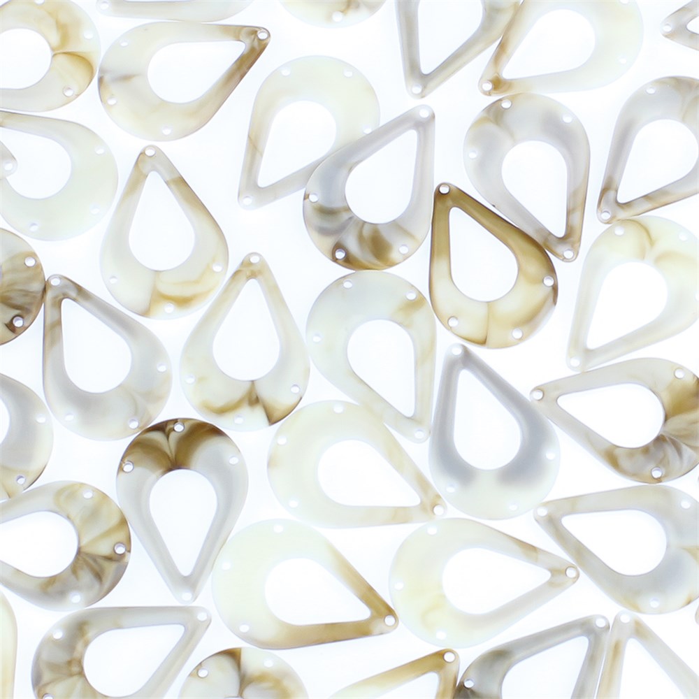 Imitation Shell Beads - Teardrop - 150g Pack | Beads & Jewellery Making ...