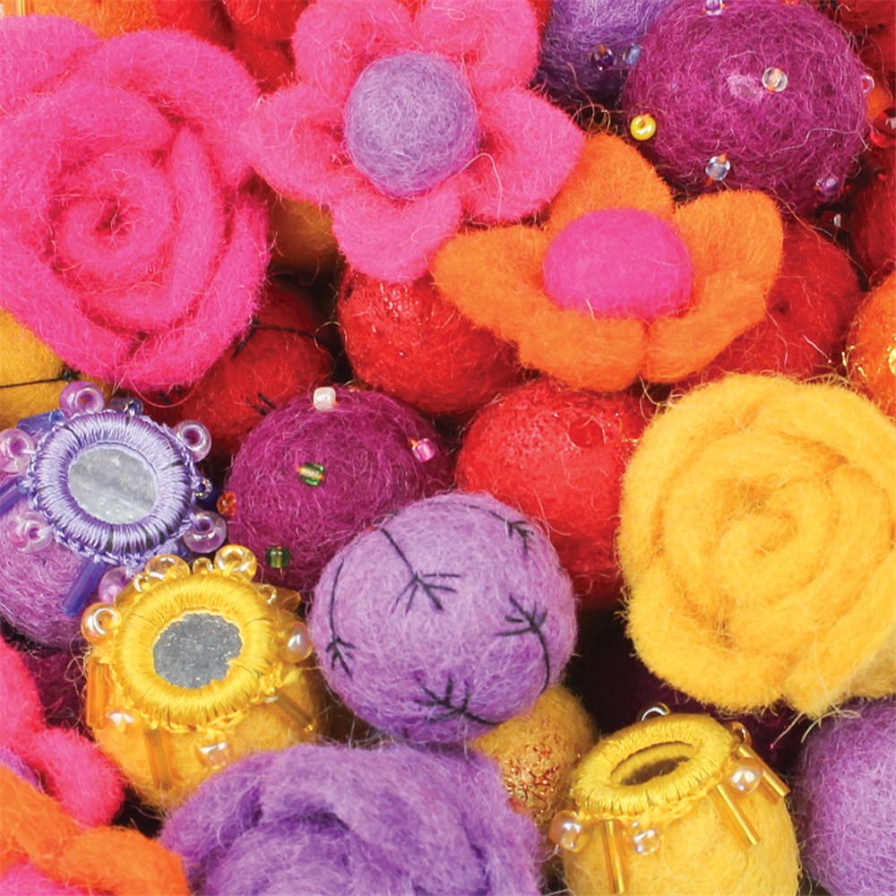 Felt Assortment Set - Warm Colours | Sewing & Textiles | CleverPatch ...
