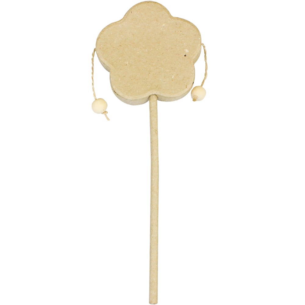 Papier Mache Tic Toc Drum - Flower | Papier Mache | CleverPatch - Art ...