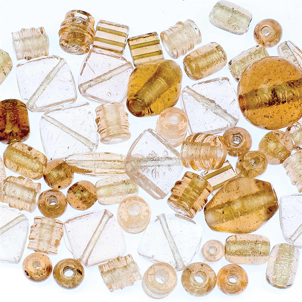 Large Glass Beads - Citrus - 500g Pack | Beads & Jewellery Making ...