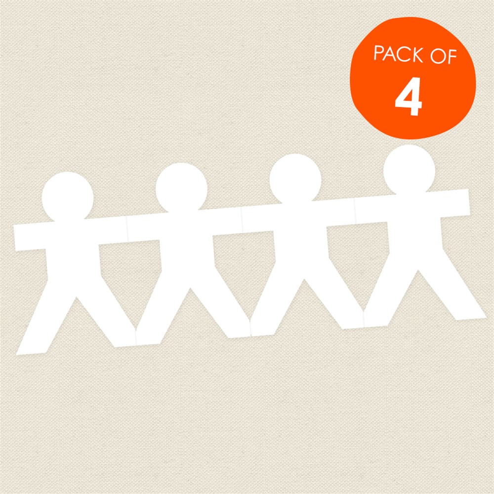 Cardboard Paper Chains - White - Pack of 4 | Paper Activities ...