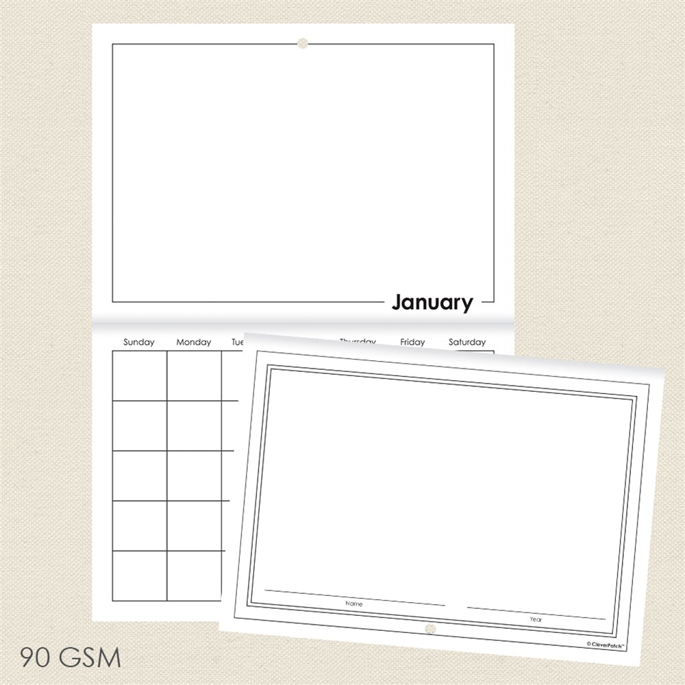 CleverPatch Calendar | Paper Activities | CleverPatch - Art & Craft ...
