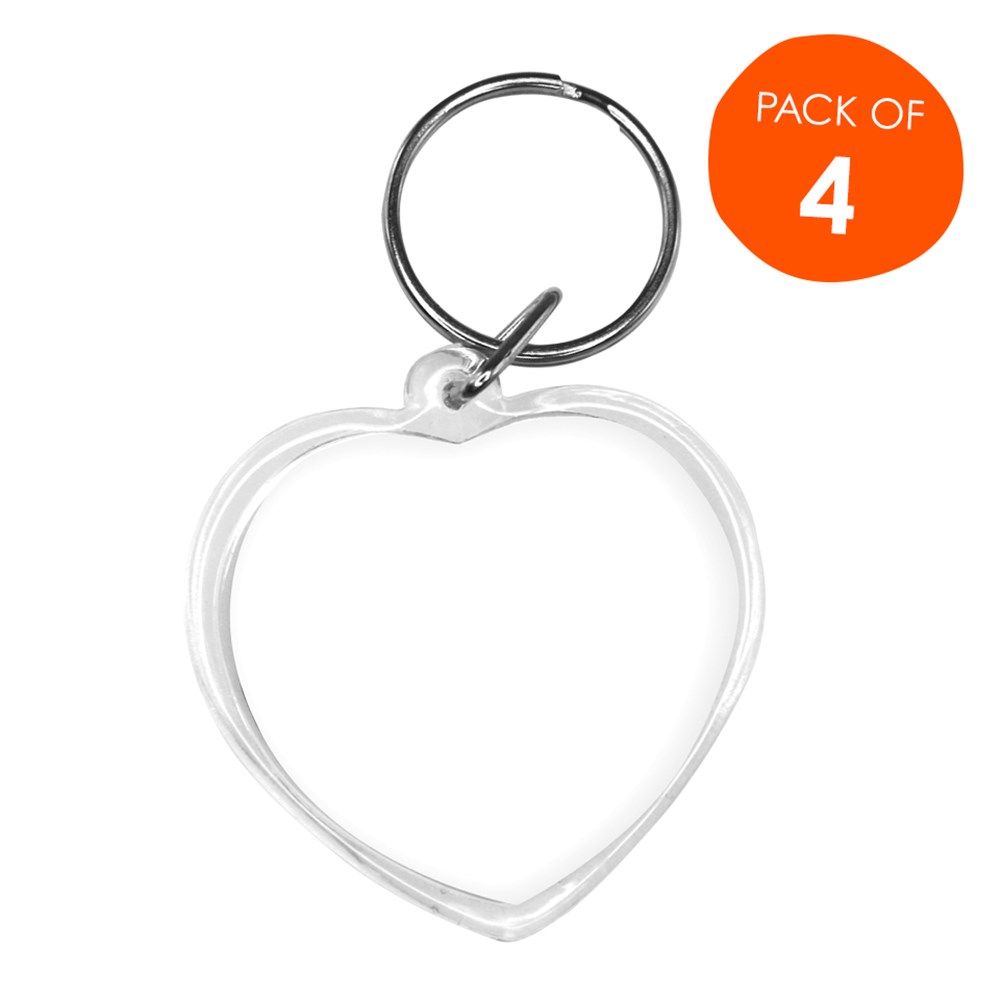 Key Tags - Heart - Pack of 4 | Collage & Craft | CleverPatch - Art ...