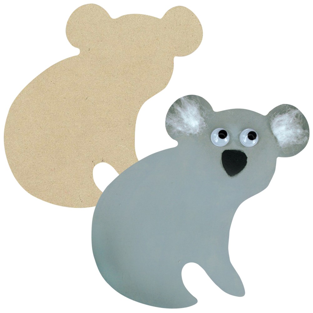 Wooden Koala Shape - Pack of 2 | Wooden Shapes | CleverPatch - Art ...
