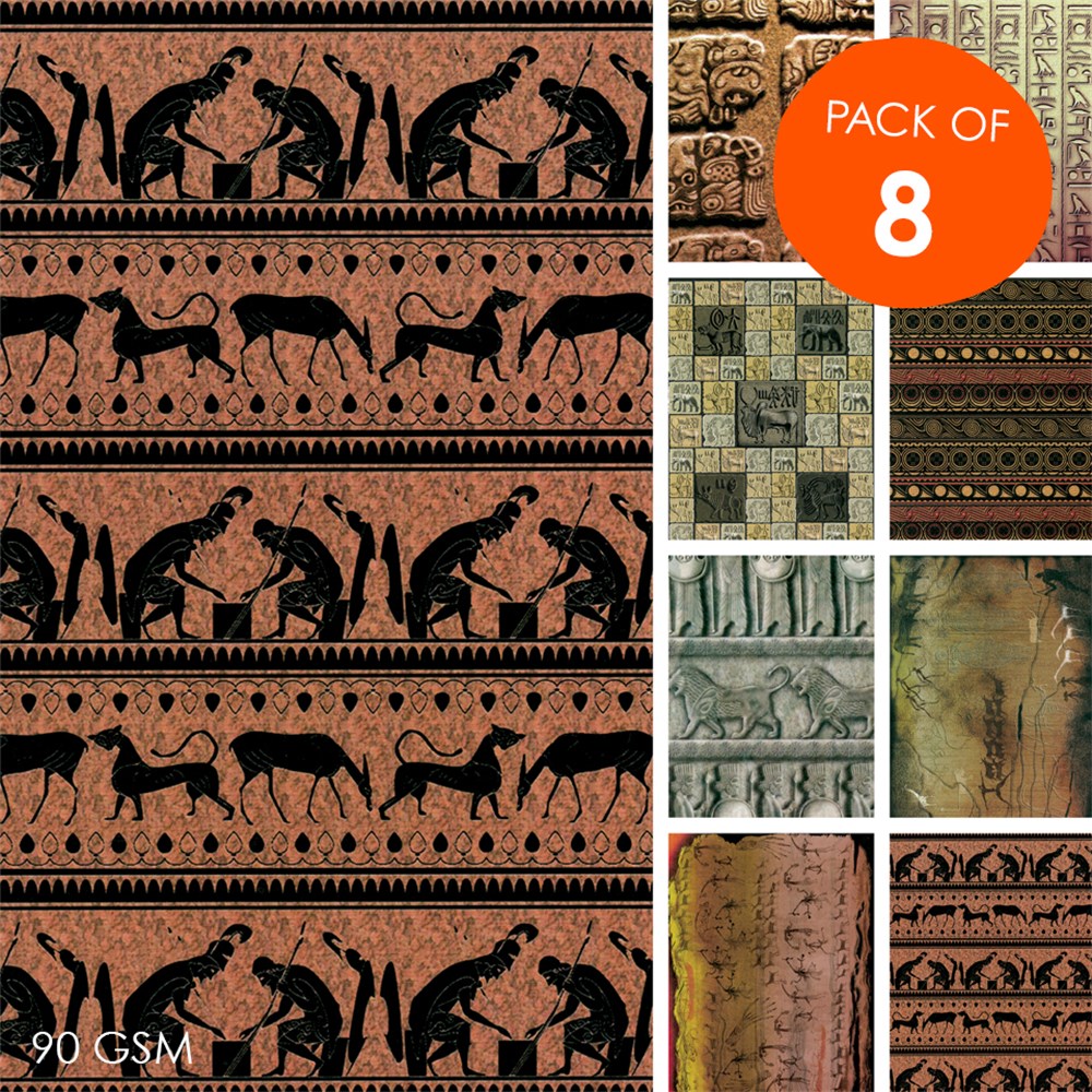 Ancient Craft Paper - Pack of 8 | Specialty Papers | CleverPatch - Art ...