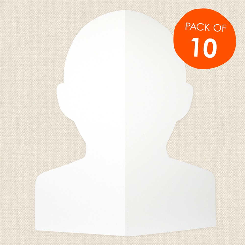 Stand Up Self Portrait Kit - Pack of 10 | Paper Activities ...