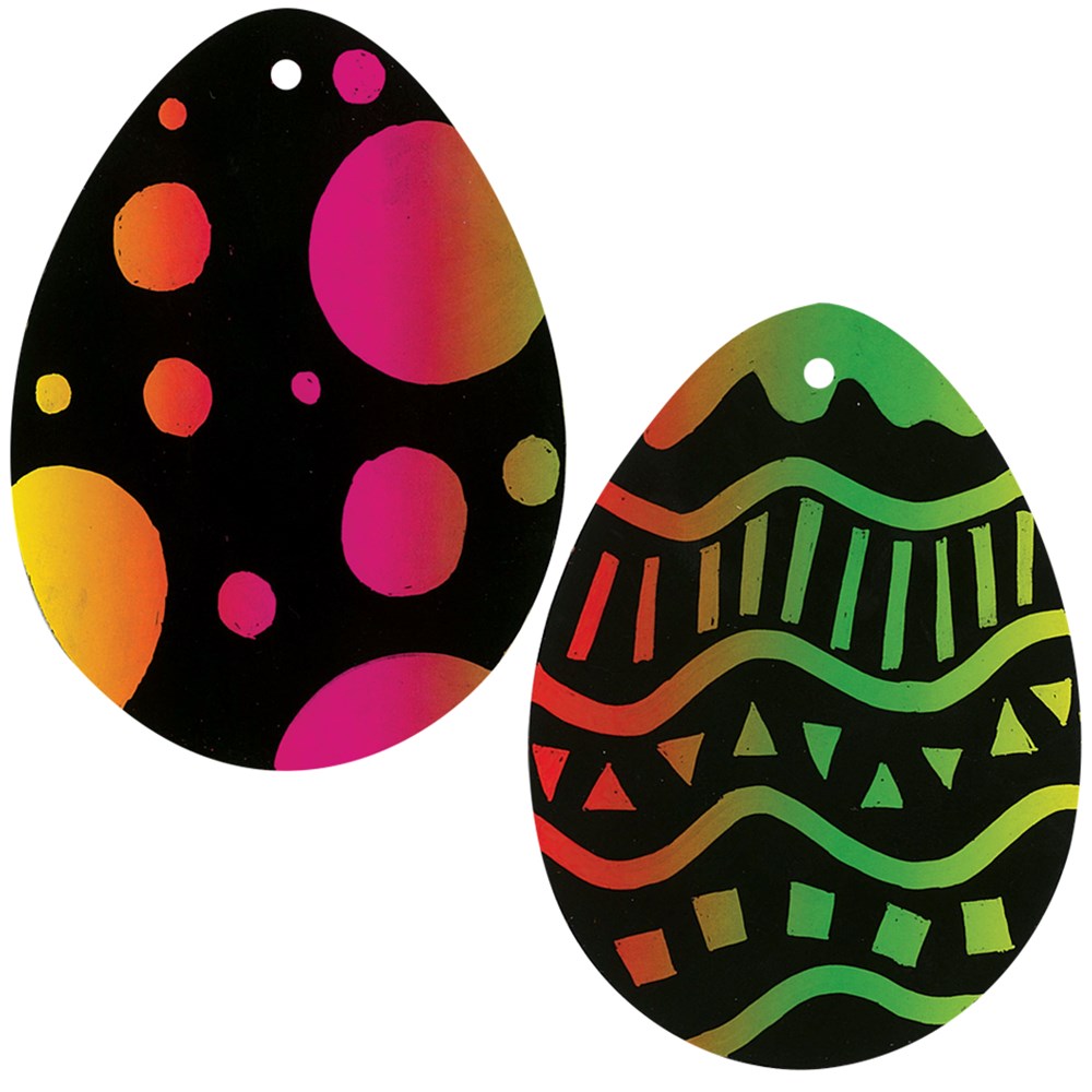 Scratch Board Eggs - Pack of 4 | Scratch Board | CleverPatch - Art ...