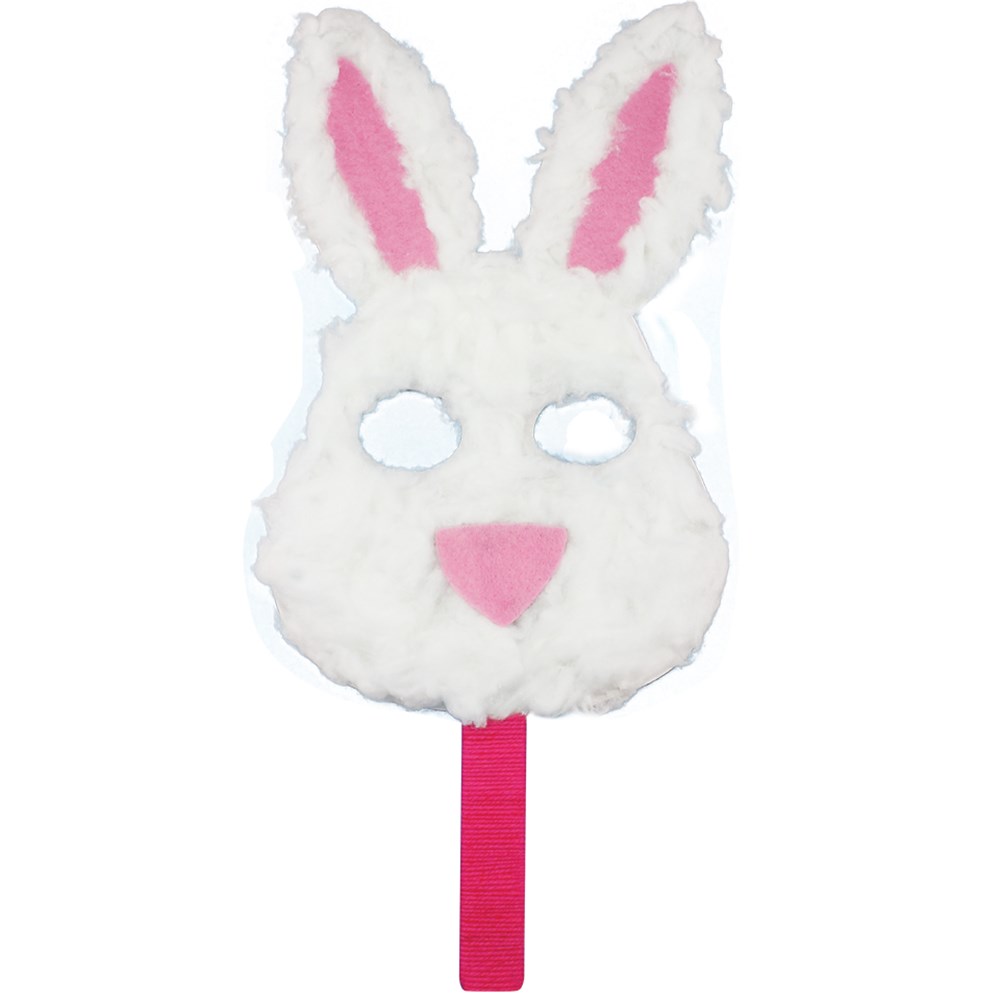 Wooden Bunny Masks - Pack of 2 | Masks | CleverPatch - Art & Craft Supplies