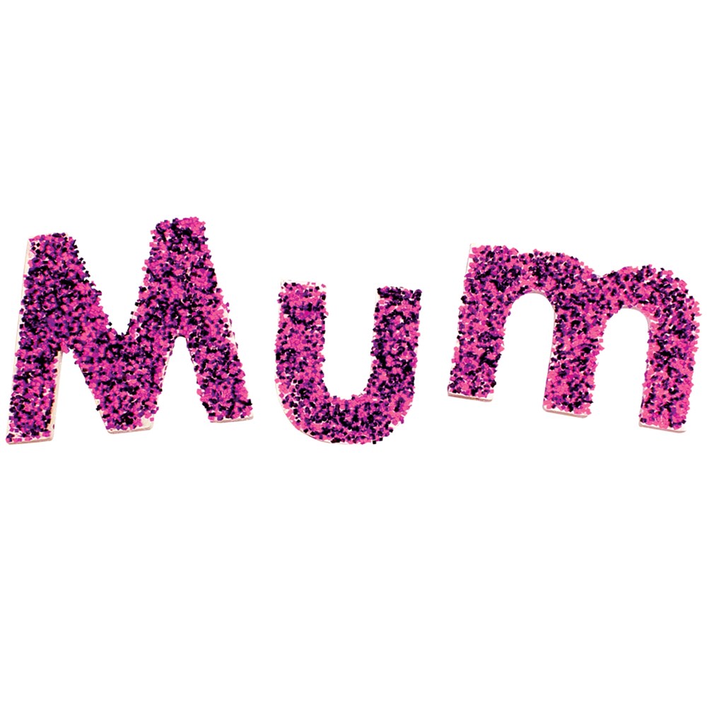 Wooden Mum Letters - Pack of 6 | Wood Craft | CleverPatch - Art & Craft ...