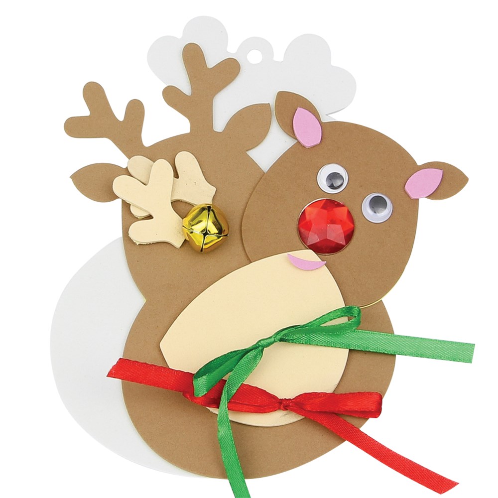 Foam Christmas Character Ornaments Activity Pack | Collage & Craft ...