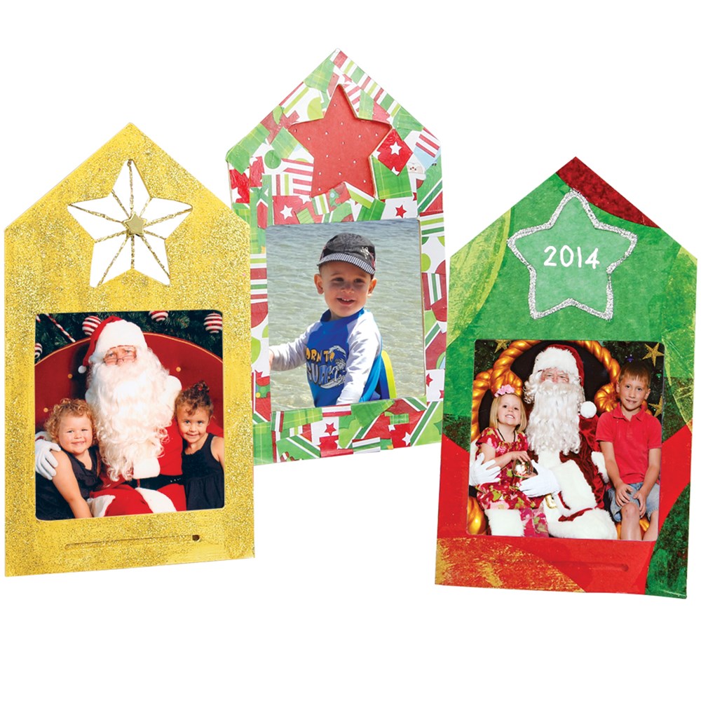 3D Wooden Star Cutout Frames - Pack of 2 | Wood Craft | CleverPatch ...