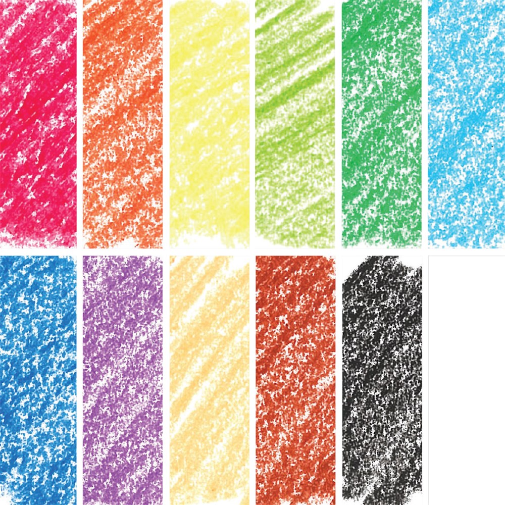CleverPatch Hexagonal Crayons - Pack of 12 | Crayons | CleverPatch ...