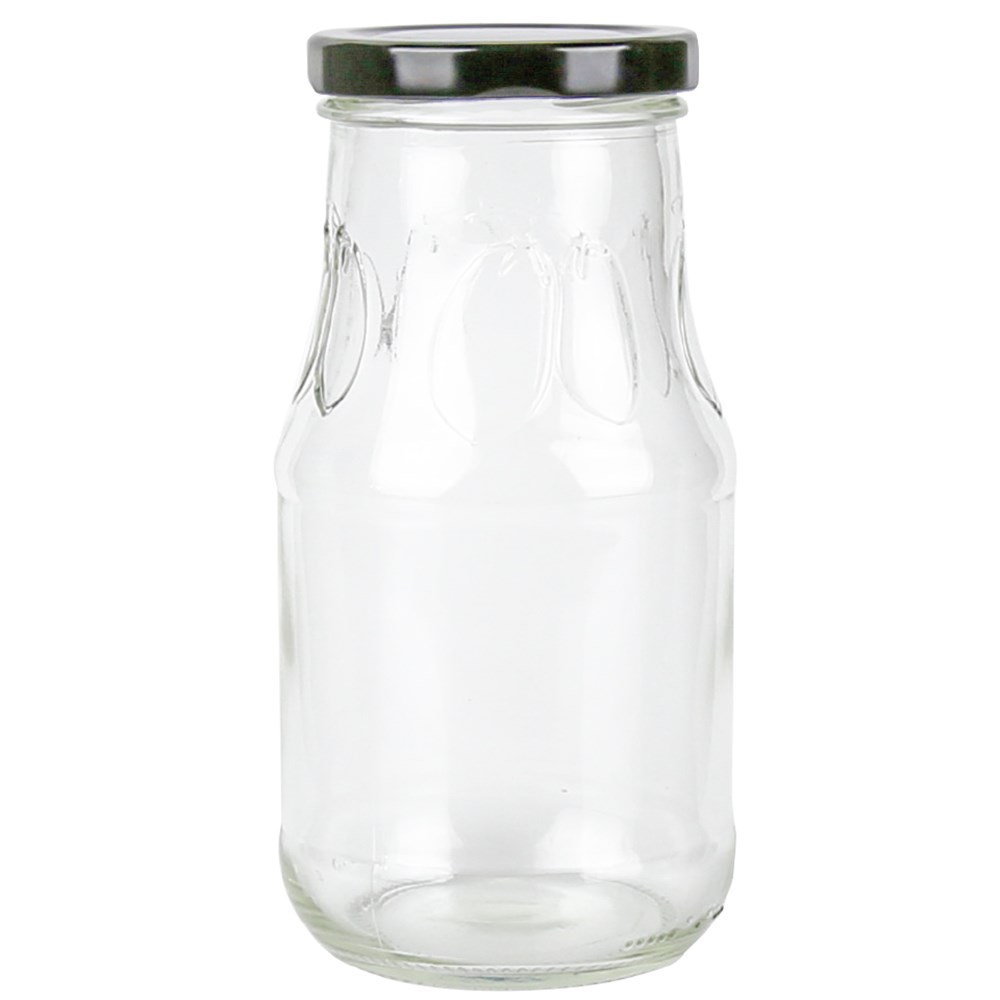 Glass Embossed Jar - 500ml | Glass | CleverPatch - Art & Craft Supplies